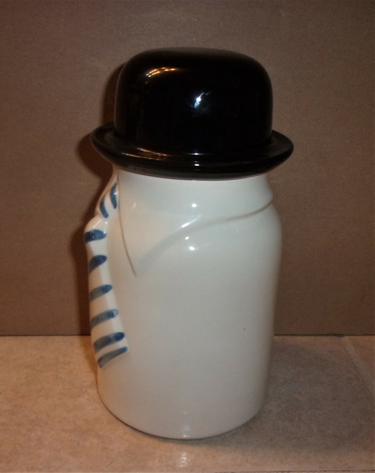 J & G Morten Rising Hawk English Stoneware City Gent Storage Jar ...