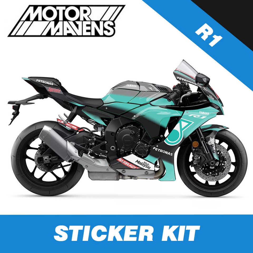 For 2020-2023 Yamaha YZF R1 Full Body Fairing Decal Sticker Graphic Kit ...