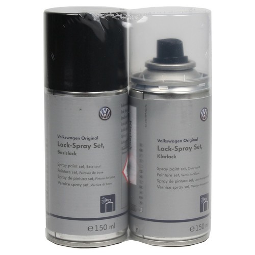 ORIGINAL VW Lackspray Set SCHWARZ DEEP BLACK Perleffekt LC9X LLS0P6C9X ...
