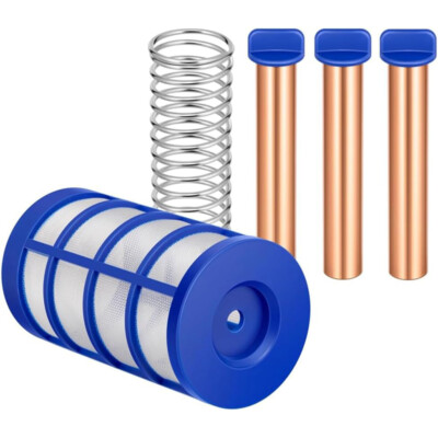 Solar Copper Anode 3 Pack Replacement Kit Fit Most Solar Pool Ionizer ...