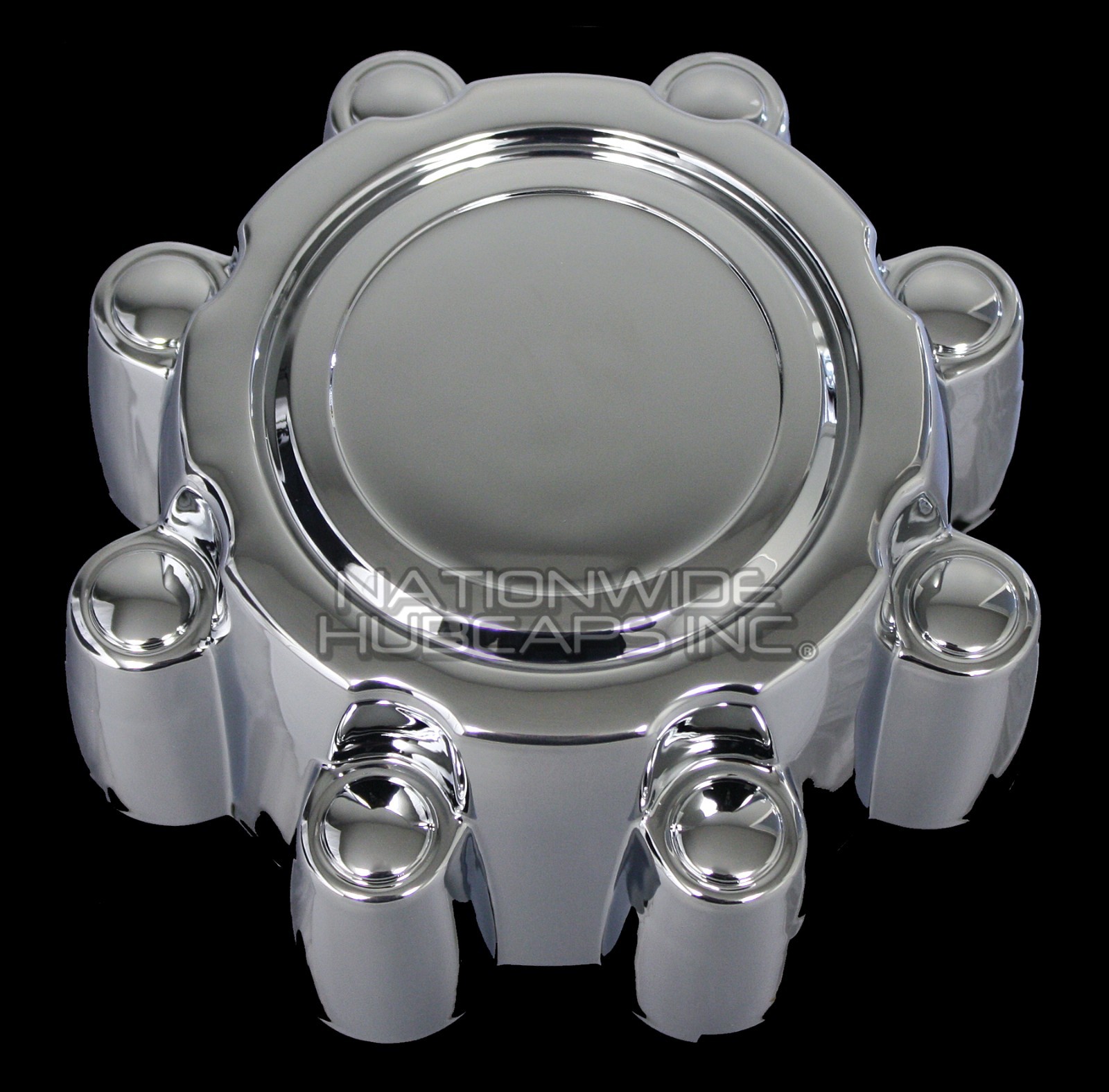 4 Chrome FORD F250 F350 SD Excursion 8 Lug Wheel Center Hub Caps Rim ...