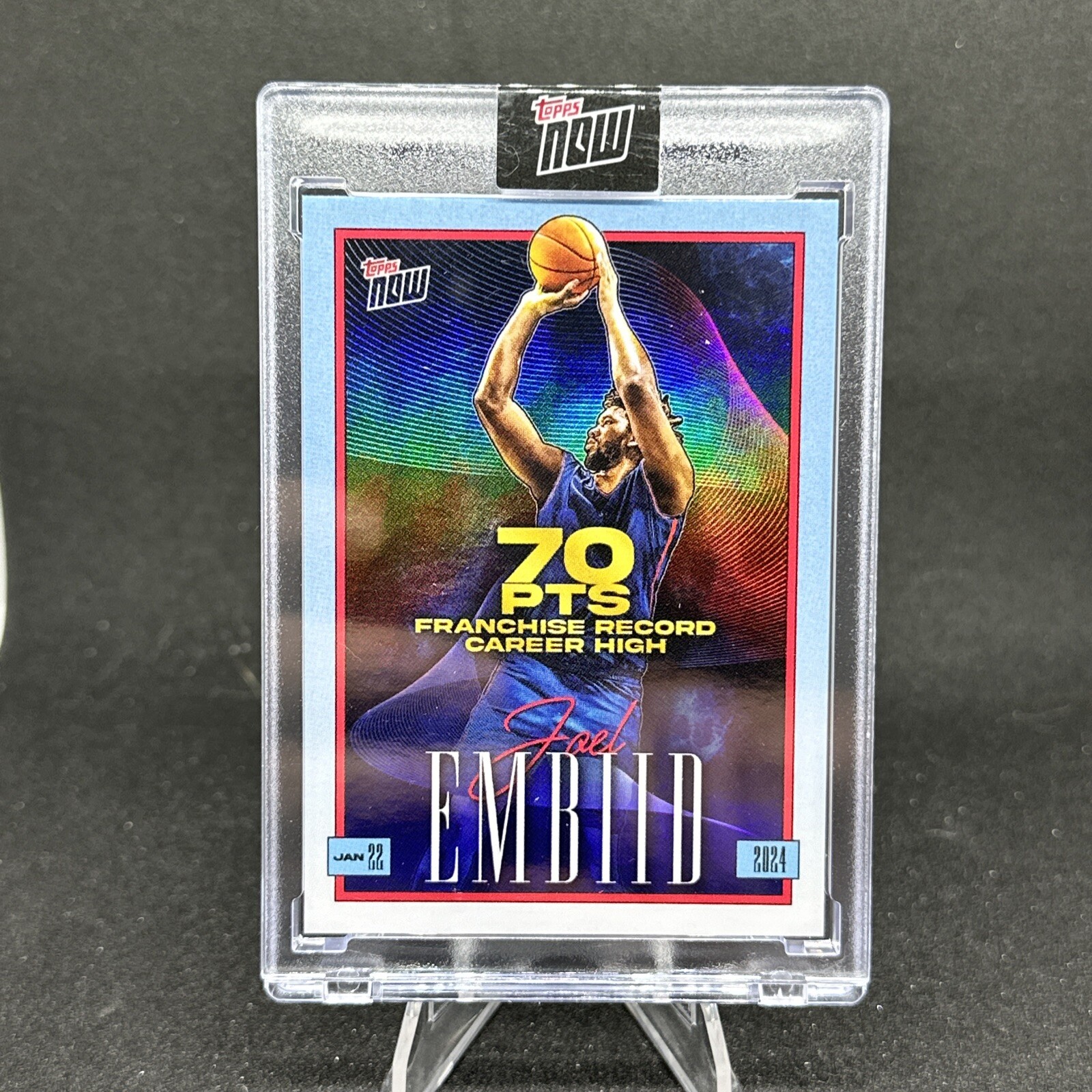 Joel EMBIID 2023-24 TOPPS NOW Basketball Card JE-1 76ers | eBay