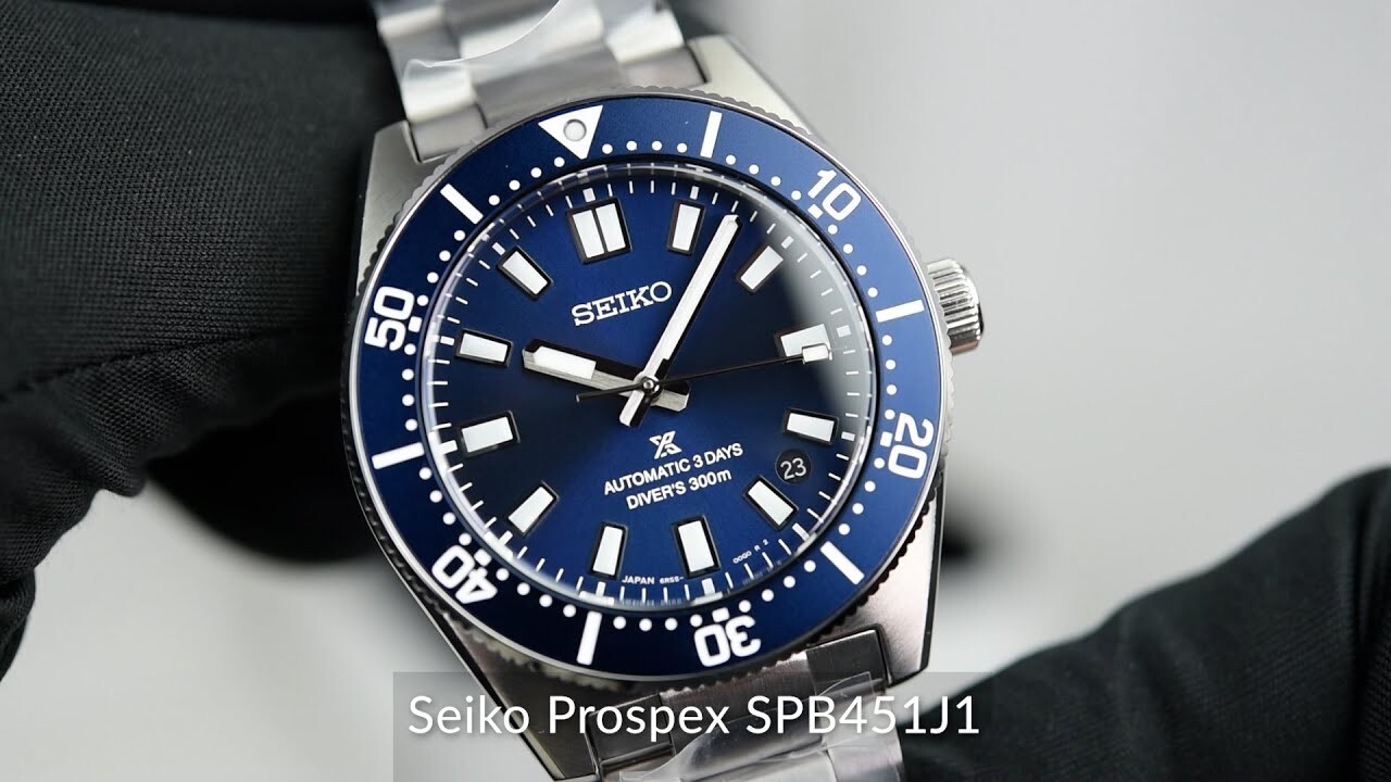 Seiko Prospex SPB451J1 Sea 1965 Heritage Diver's Blue Automatic Analog ...