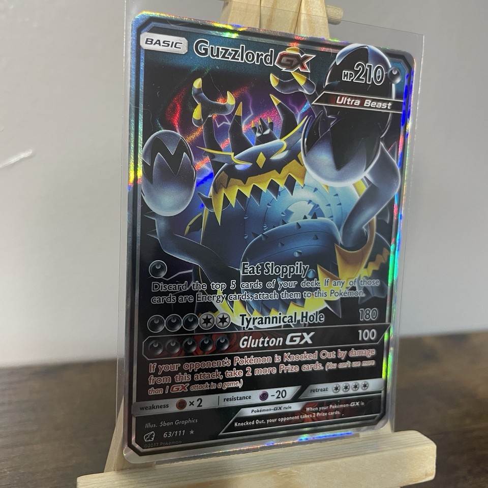 Pokemon TCG Guzzlord-GX Ultra Beast 210 HP Holo Rare Card Glutton GX ...
