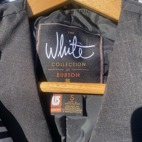 Burton Shaun White Collection Cargo Jacket Black S Snowboard Ski Hooded ...