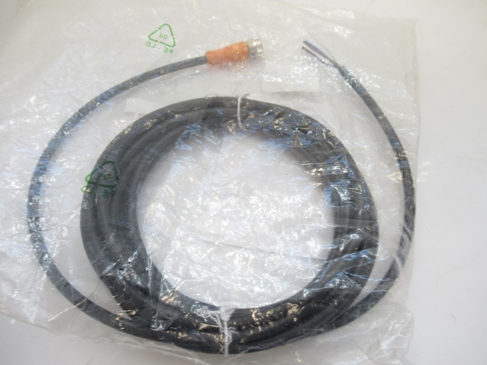 EVC707 IFM ELECT m12 4 pin, female straight 5m sensor cable | eBay