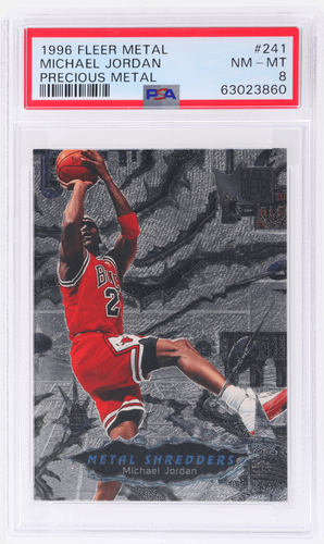 1996 Fleer Metal Michael Jordan Precious Metal #241 PSA 8 | eBay