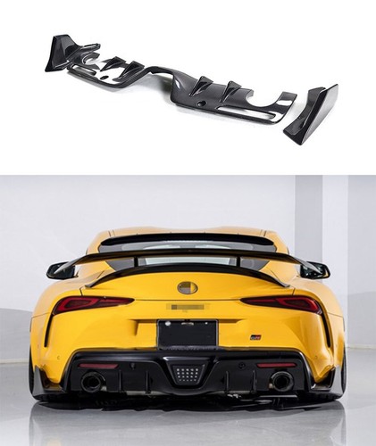 Carbon Fiber Rear Bumper AG Type Diffuser + Lips For Toyota Supra GR ...