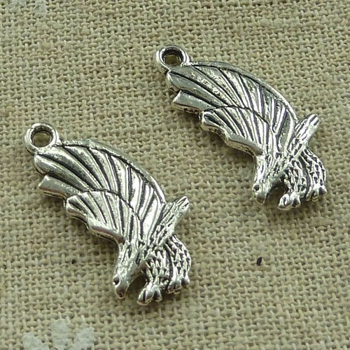 Free Ship 70 pcs tibetan silver hawk charms 25X14mm L-3855 | eBay