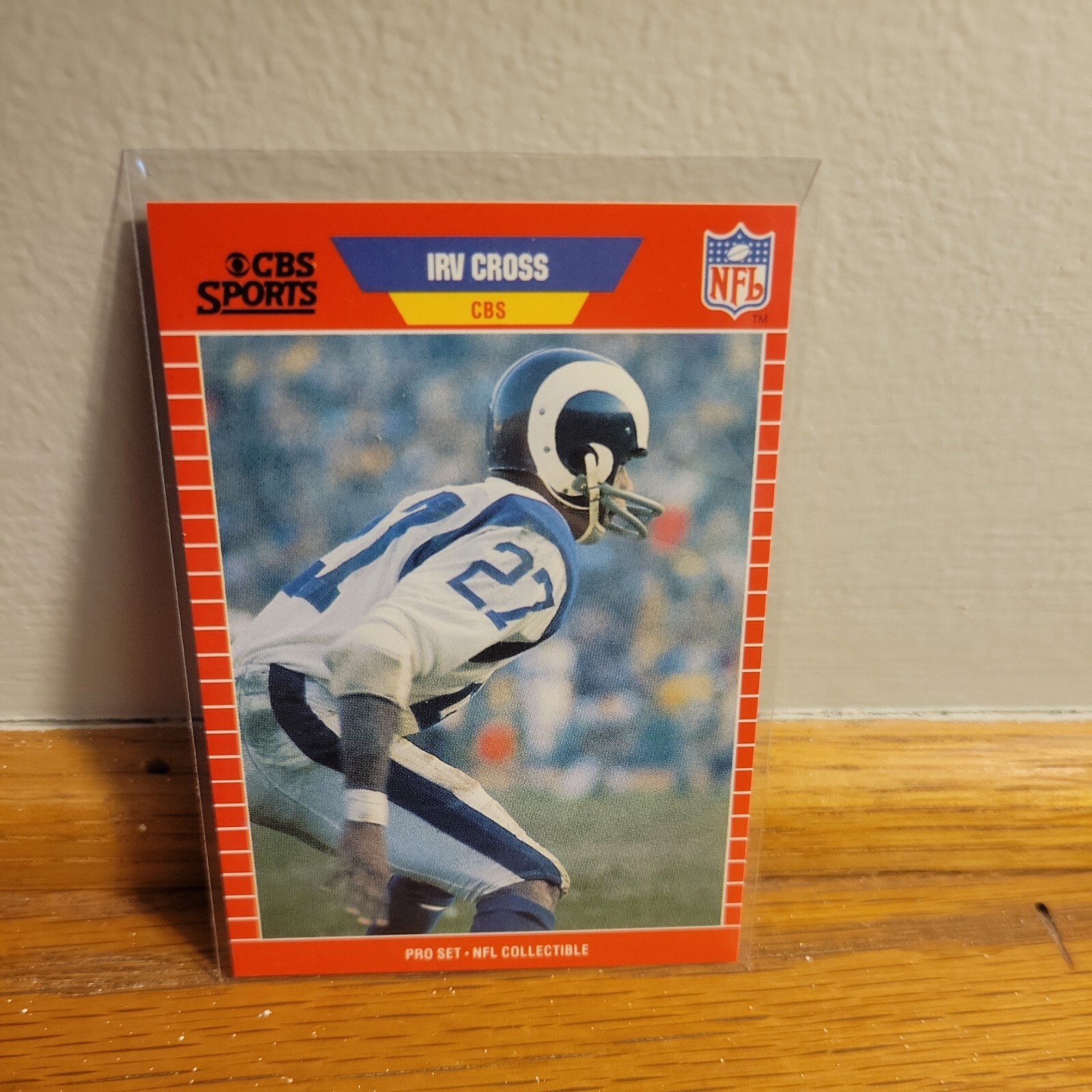 1989 Pro Set Announcer #16 Irv Cross Rams CBS | eBay