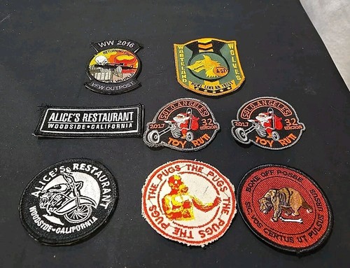 Lot Of 8 Assorted Patches - Biker, VFW, Military, See Pics | eBay