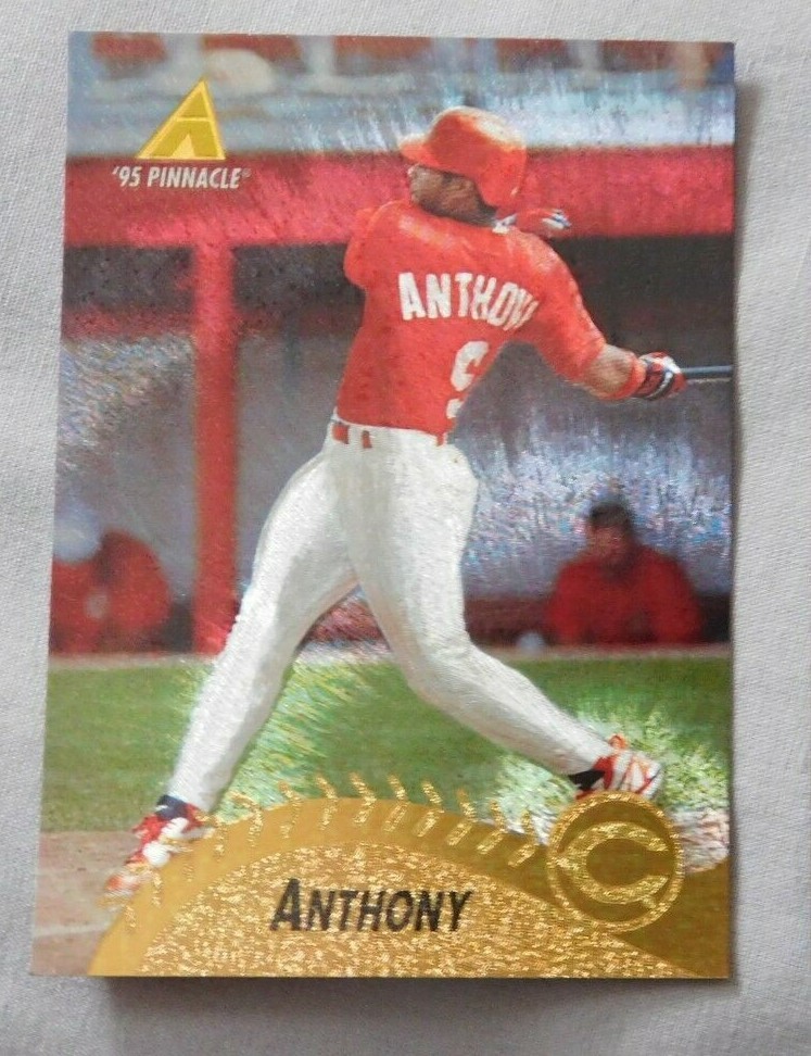 1995 Pinnacle Museum Collection #306 Eric Anthony Cincinnati Reds ...