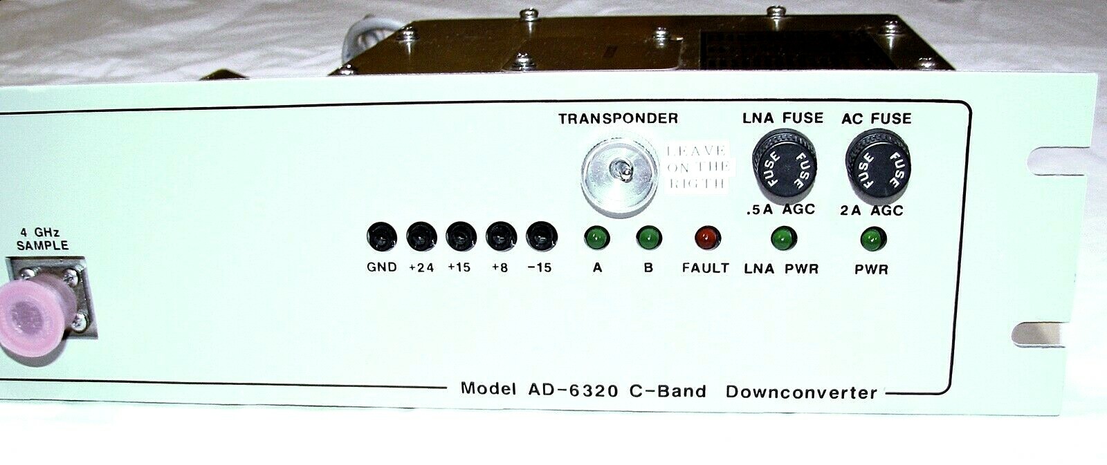 Scientific Atlanta Rack Mount AD-6320 C-Band Downconverter ~ Made In ...