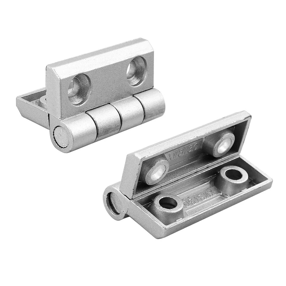2Pcs Door Hinges For Aluminium Extrusion Profile 30*30 mm T-slot V-slot ...