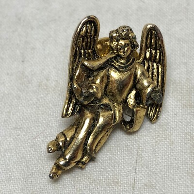 Religious Winged Angel Pin Guardian | eBay