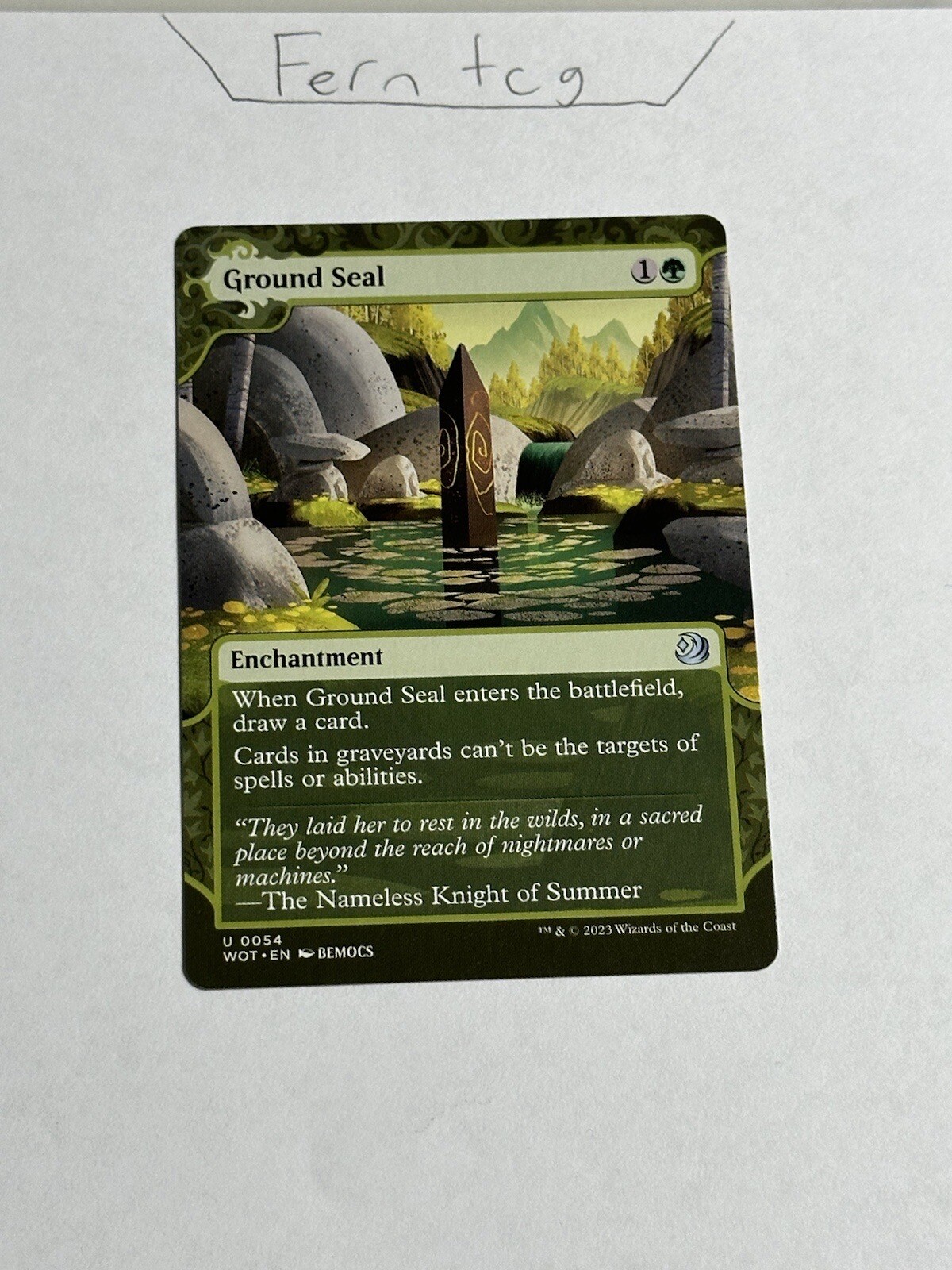 Magic the Gathering Ground Seal Uncommon NM Wilds of Eldraine Ship Same ...