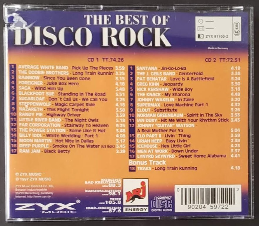 The Best of Disco Rock - 2 CD Set - original songs and artists | eBay