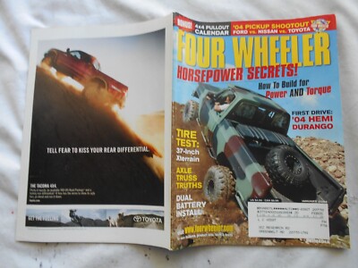 FOUR WHEELER Magazine-JANUARY,2004 | eBay