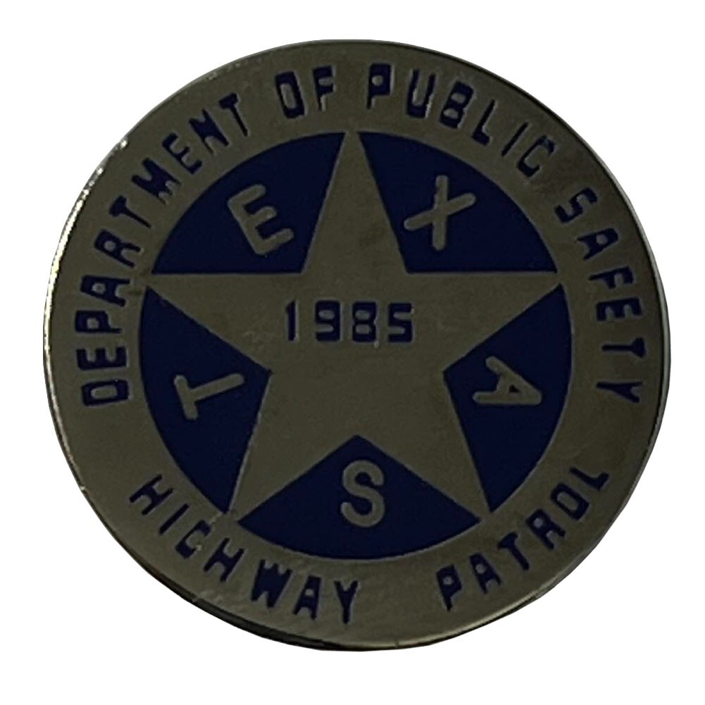 Lot of 6 Dept Of Public Safety Texas Highway Patrol Badge Cap Lapel Pin ...