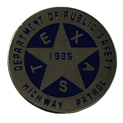 Lot of 6 Dept Of Public Safety Texas Highway Patrol Badge Cap Lapel Pin ...