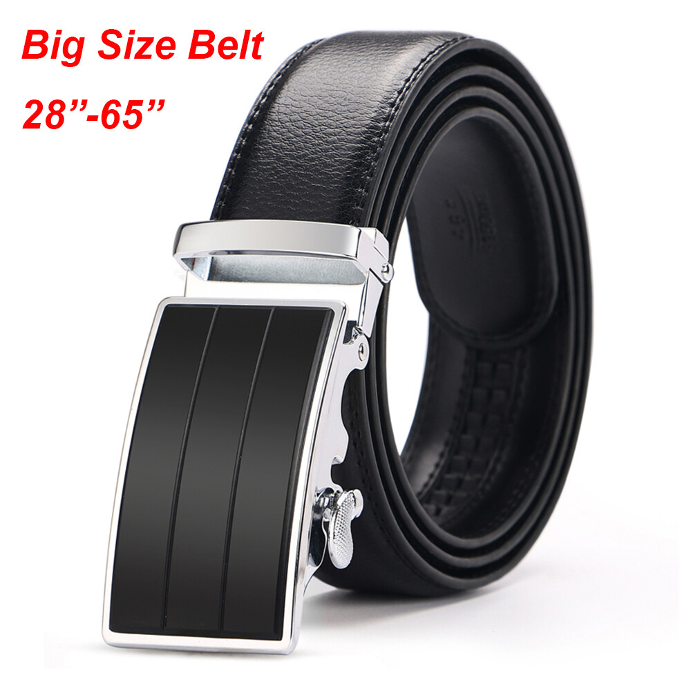 Extra Long Belt 105 -160cm Mens Belts for Dress Ratchet Genuine Leather ...