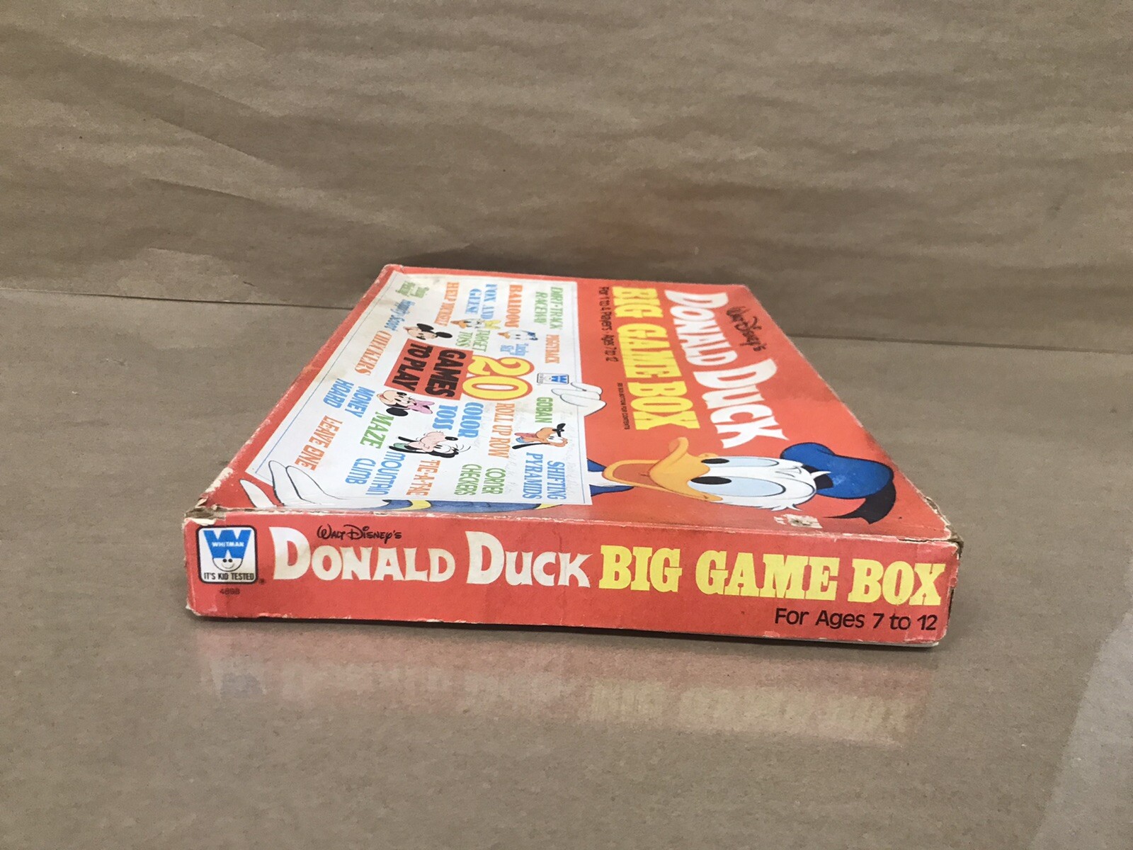 Rare Vintage 1970's 1979 Donald Duck Big Game Box Whitman Complete ...