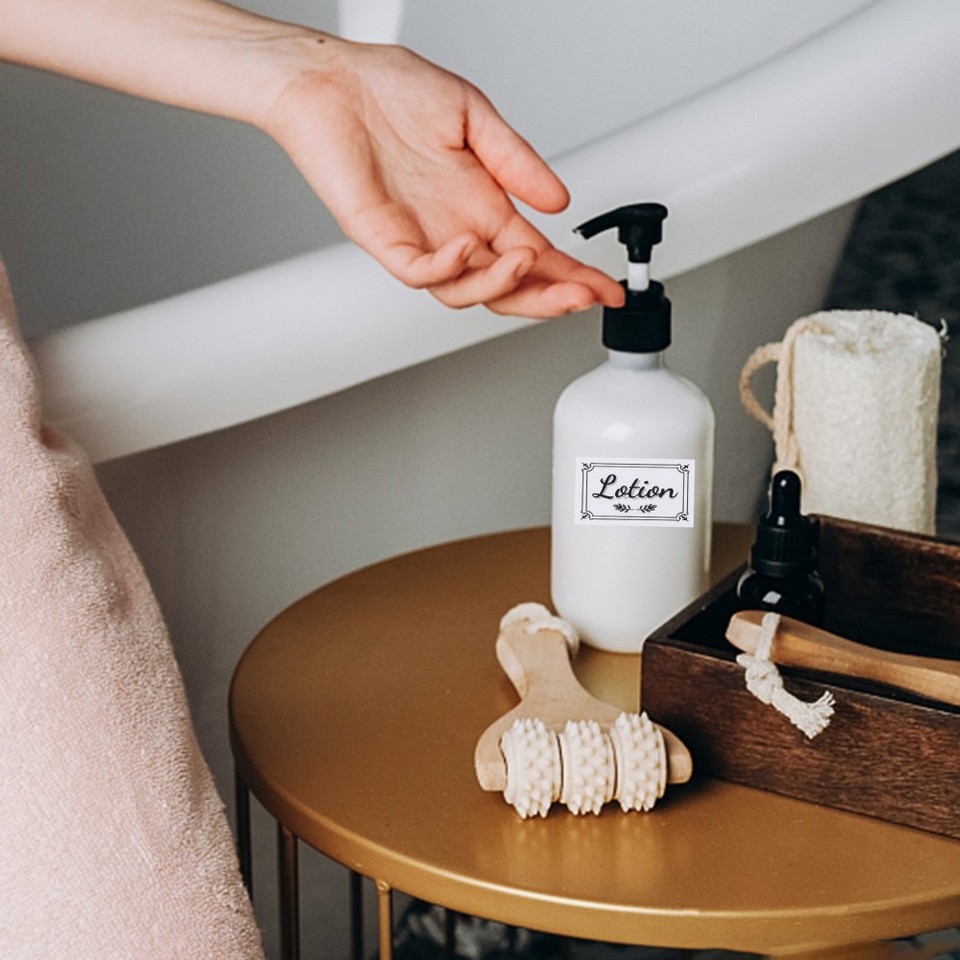 pcs Waterproof Soap Stickers Soap Labels Removable Stickers for Clear ...