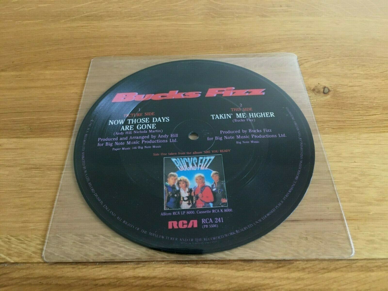 Bucks Fizz-now those days are gone.7" picture disc | eBay