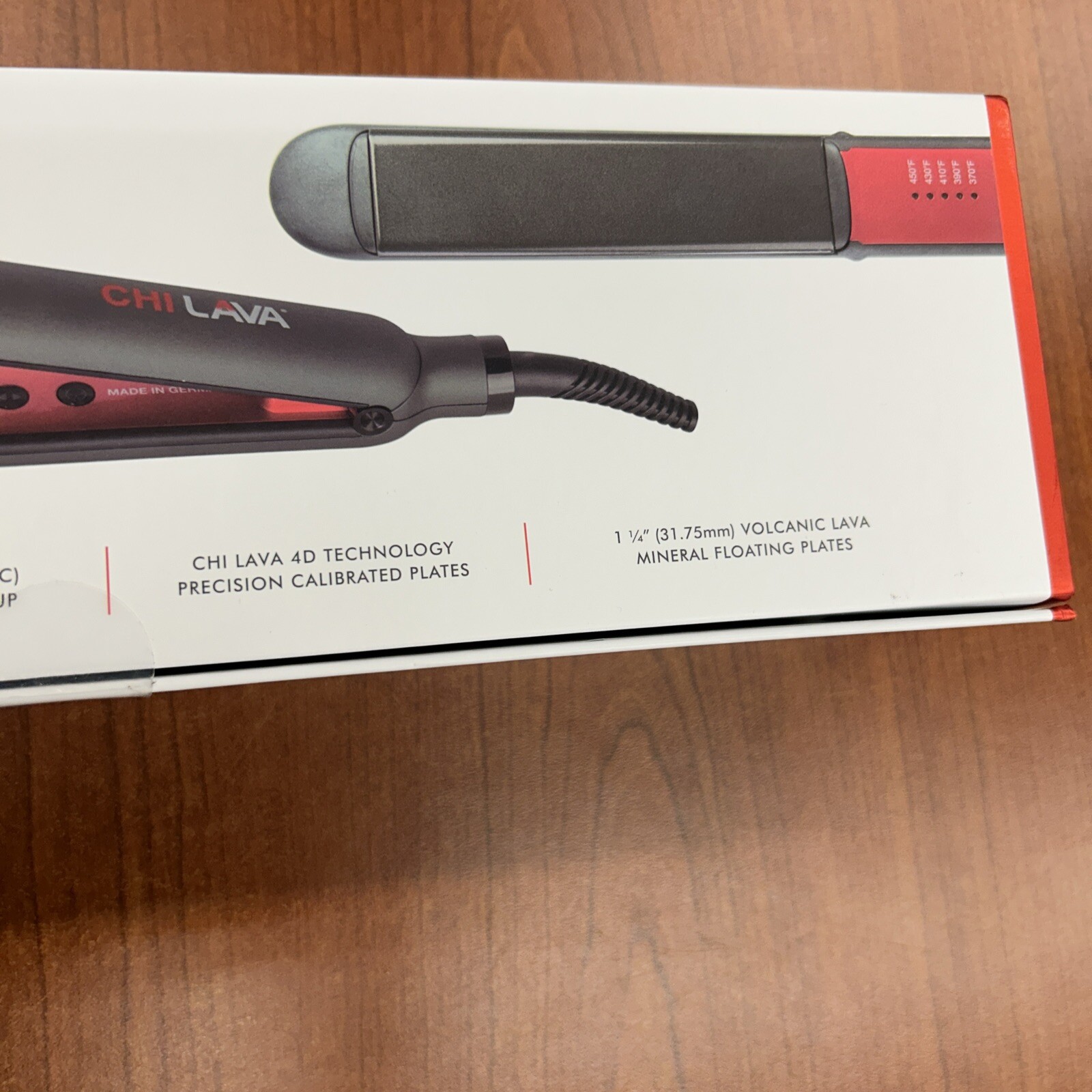 CHI LAVA 4D 1-1/4in Volcanic Lava Hairstyling Iron GF1042 Black for ...