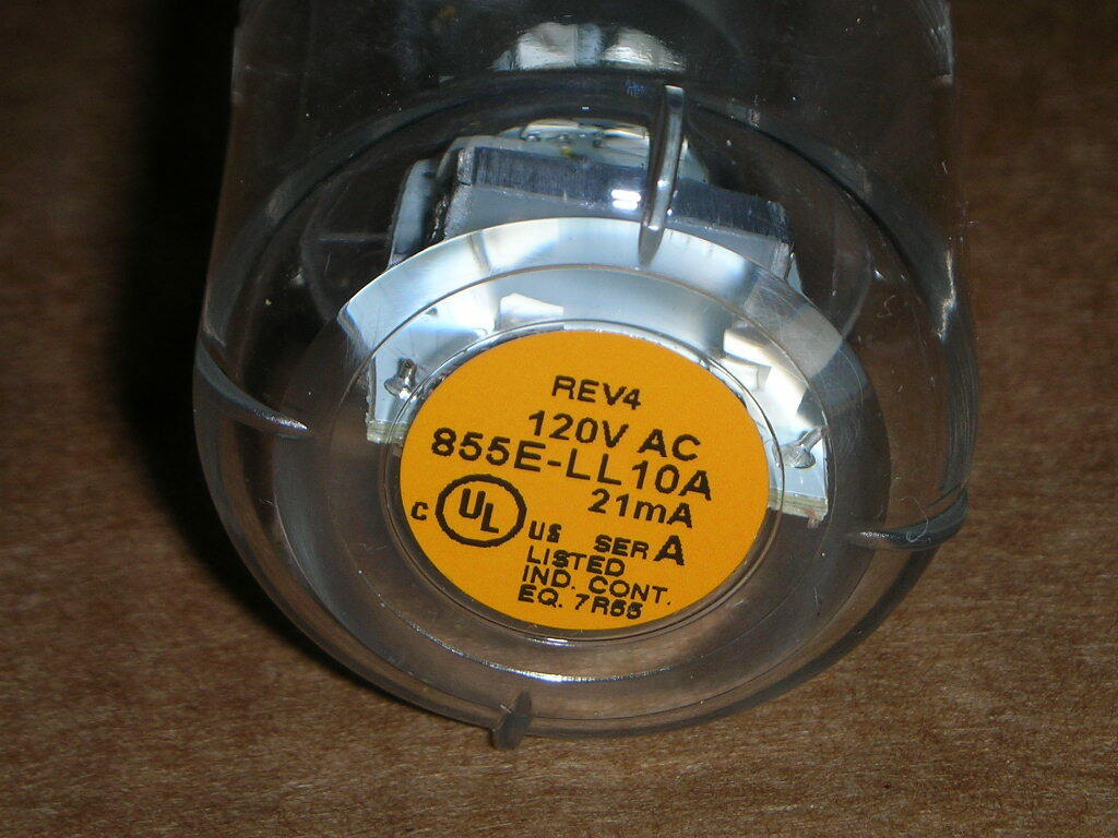 Allen Bradley 855E-LL10R, W, A Red, White or Amber LED Stack Light ...