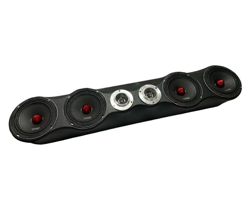 Universal 38” Sound Bar Pod 4x 6.5" Midrange & 2x Tweeter (wood and ...