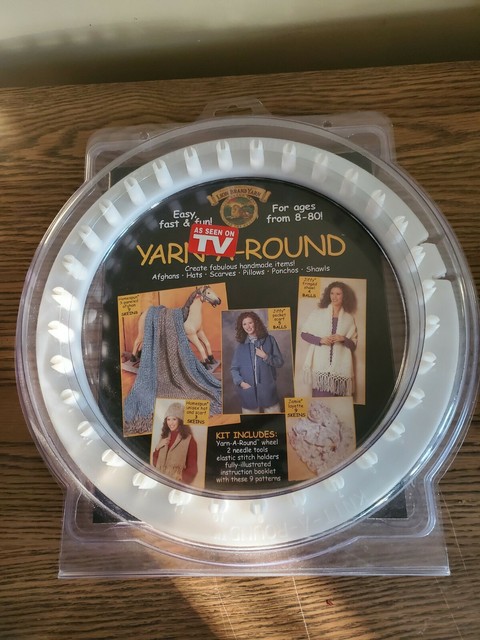 Yarn-a-round Knitting Wheel as Seen on TV by Lion BRAND for sale online ...