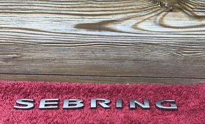 👍2007-2010 Chrysler Sebring Emblem Logo Symbol Badge Trunk Rear Chrome ...