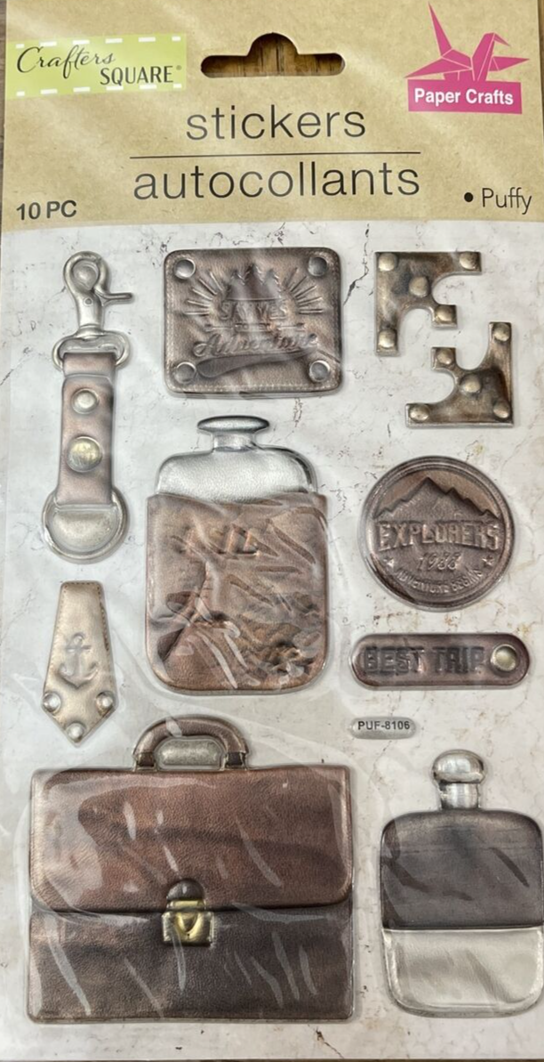 Crafters Square Stickers/Scrapbooking-1pk of 10 Stickers-Brand New ...