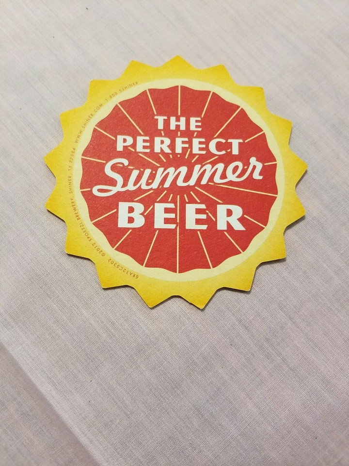 Beer Collectible COASTER SPOETZL Brewing Shiner Ruby Redbird TEXAS ...