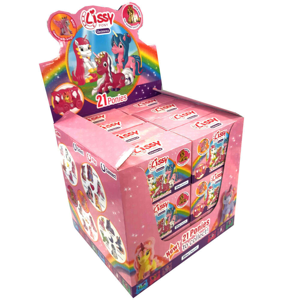 Lissy Pony Unicorn Serie 2 Einhorn mit Kutsche Sammelfiguren - 1 Box ...