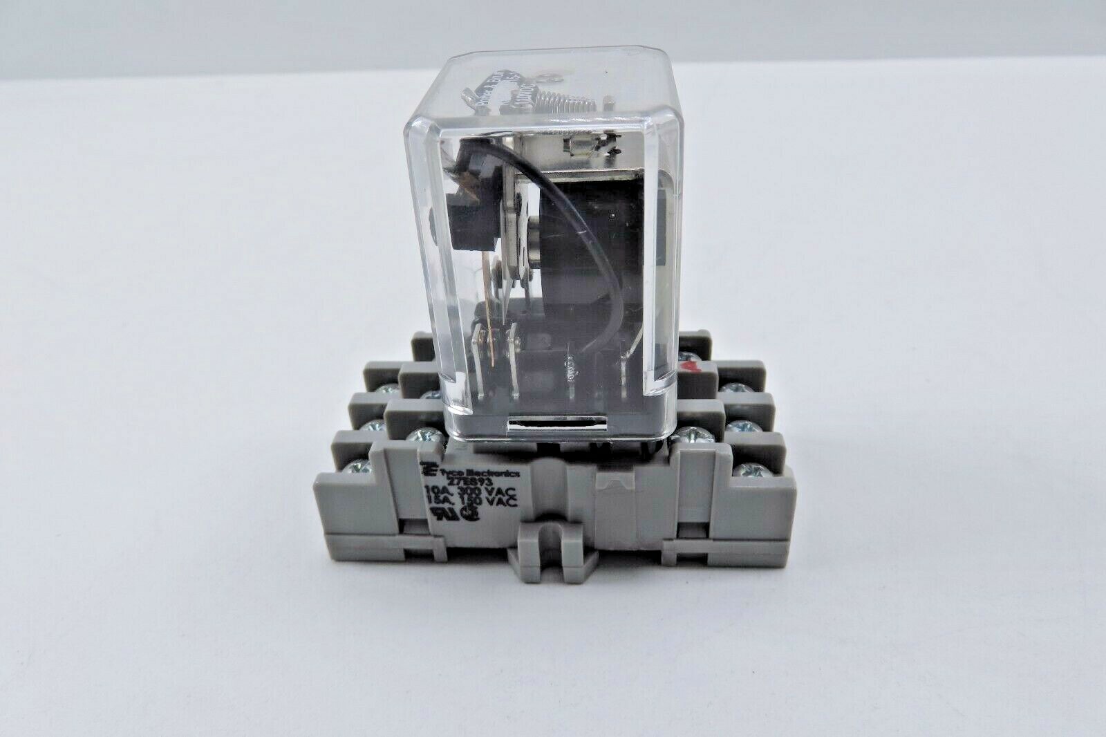 Potter & Brumsfields KUP-11D15-110 Relay w/ Tyco 27E893 Base Socket | eBay