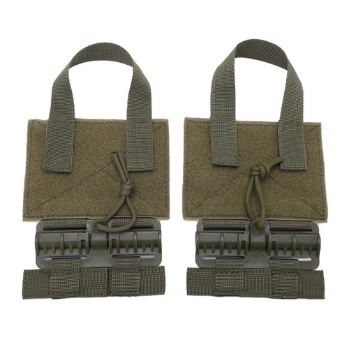 2X Universal MOLLE Quick Release Buckle Set Cummerbund Adapter for Vest ...