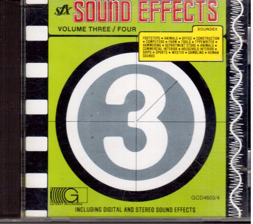 Sound Effects Volume 3 and 4 CD MINT made in Canada 10592460328 | eBay