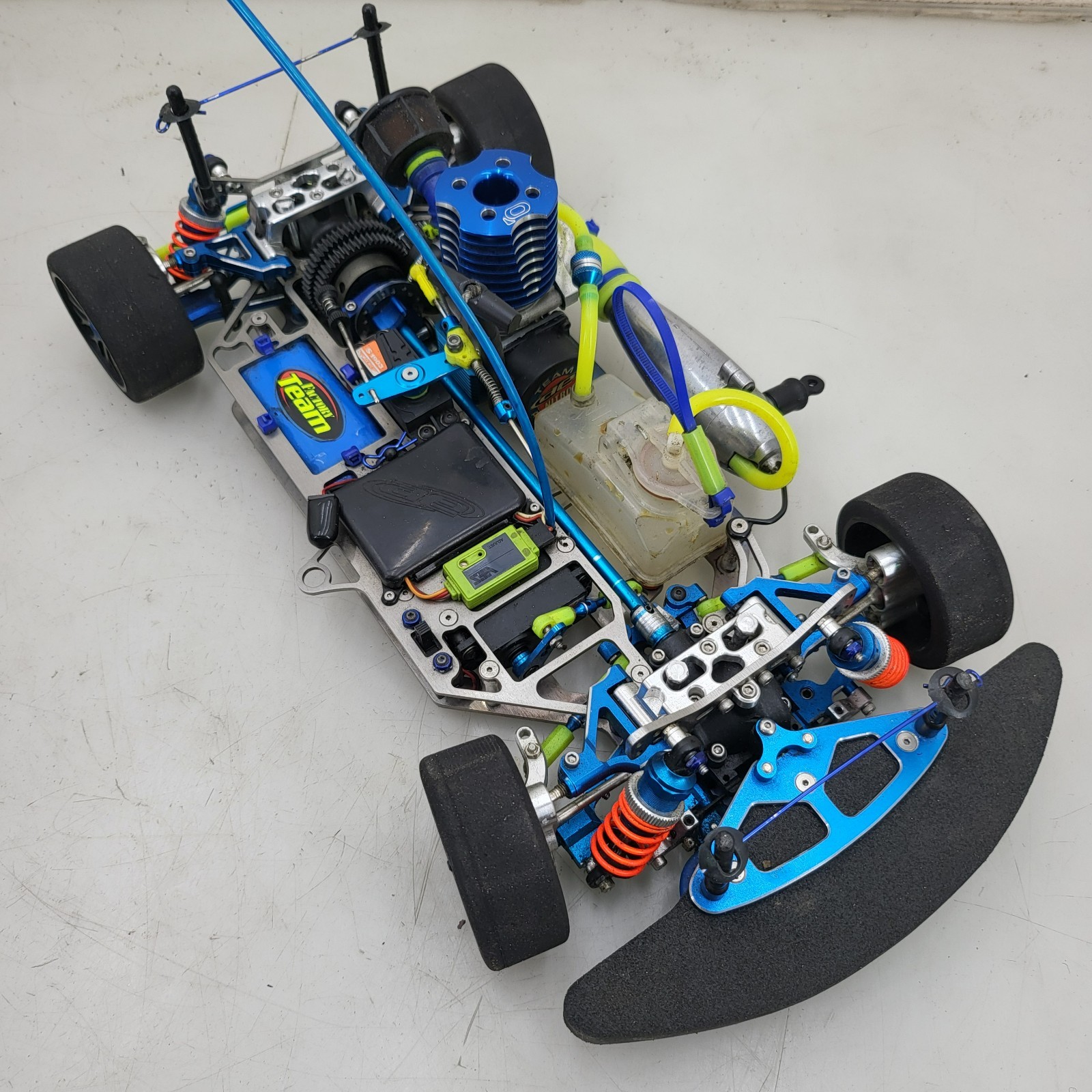 Team Associated Nitro TC3 heavily upgraded, with transmitter and body ...