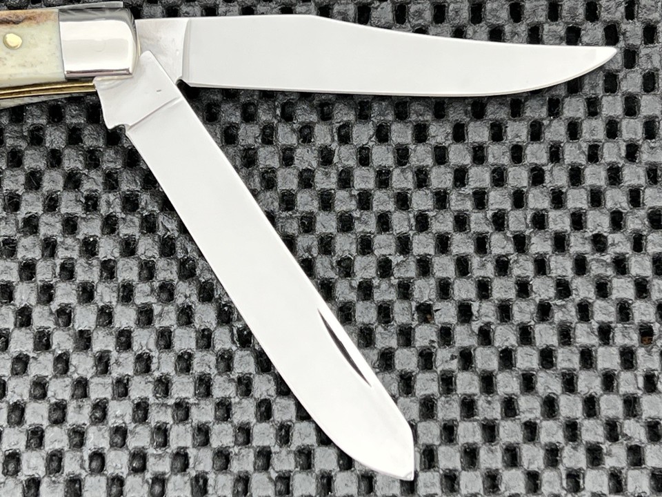 KABAR STAG TRAPPER KNIFE MINT | eBay