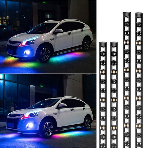 6pcs RGB Dream Color Dreamcolor Underglow LED Kit Car Neon Strip Light ...