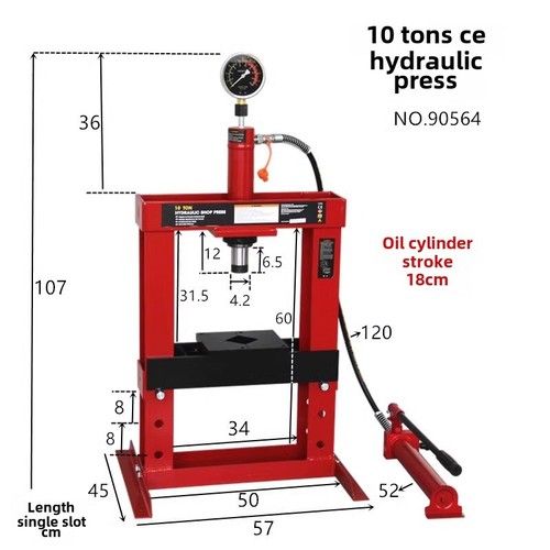 Manual Hydraulic Press Automotive Bearing Press Forging Press Hydraulic ...