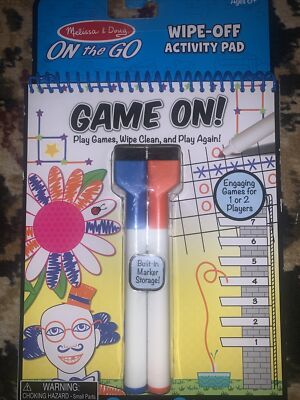 On The Go-Write On/Wipe Off Activity Games Pad (Ages 6+) | eBay