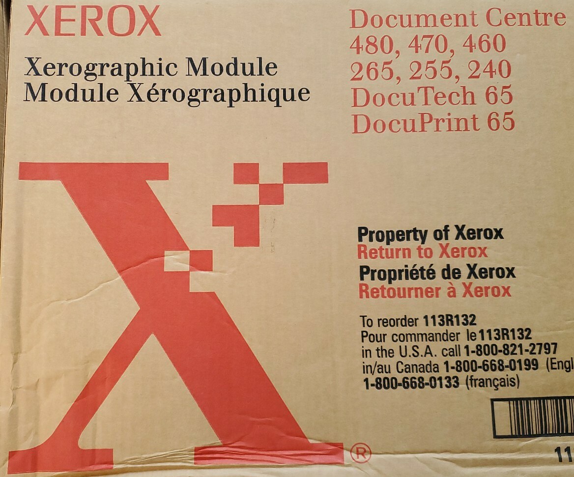 GENUINE XEROX XEROGRAPHIC MODULE TRANSFER UNIT 113R132 DocuTech 65 ...