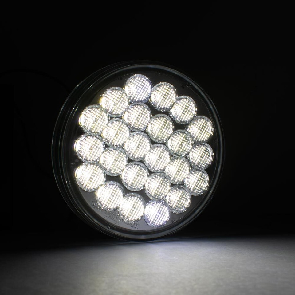 Pro LED 424C 4" Round 24 LED White Backup Light, Replaces Truck-Lite ...