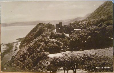 Irish RPPC Postcard GARRON TOWER Larne ANTRIM Coast Northern Ireland ...