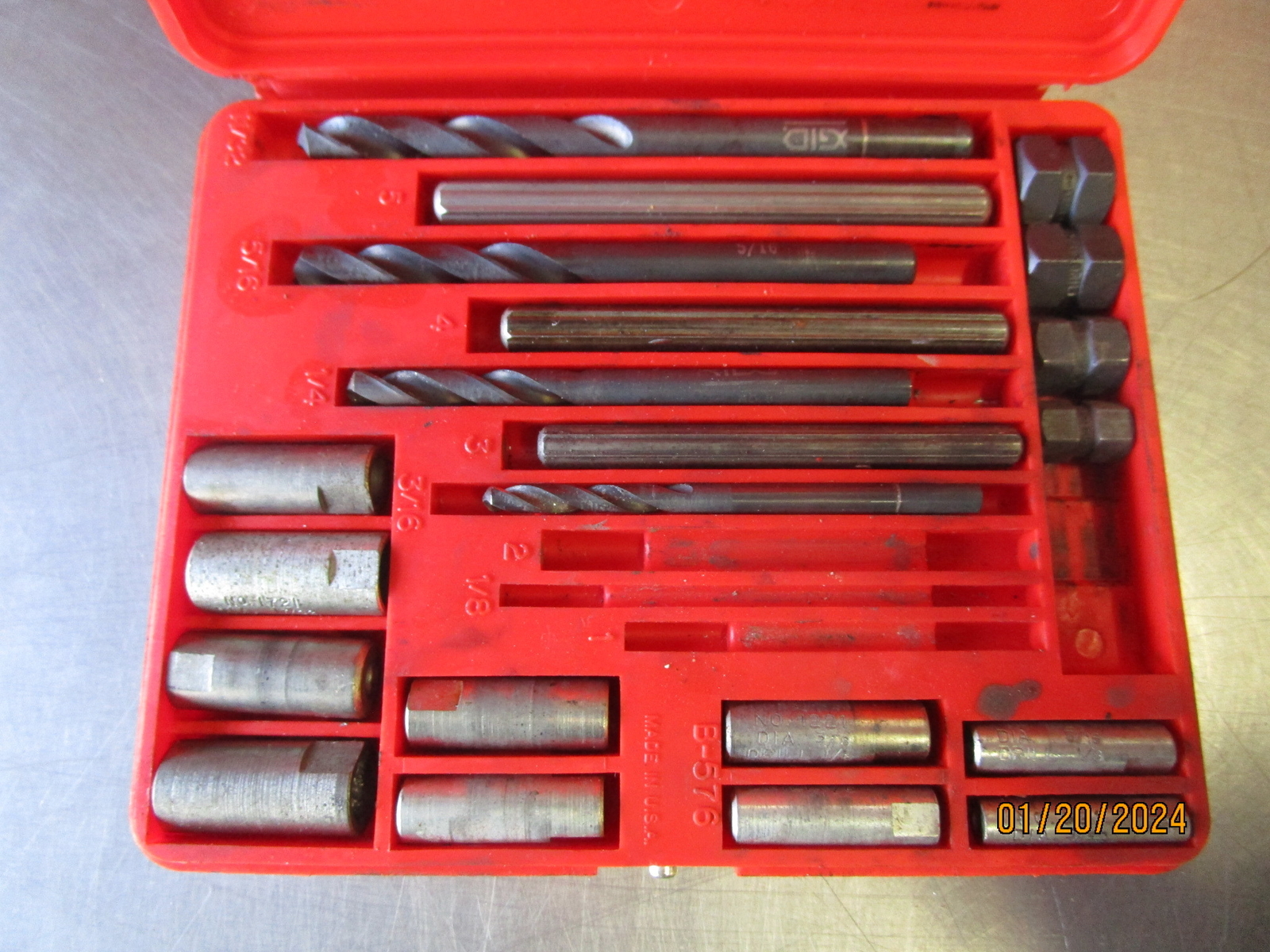 Blue Point By Snap On Screw Extractor Set No 1020 | eBay