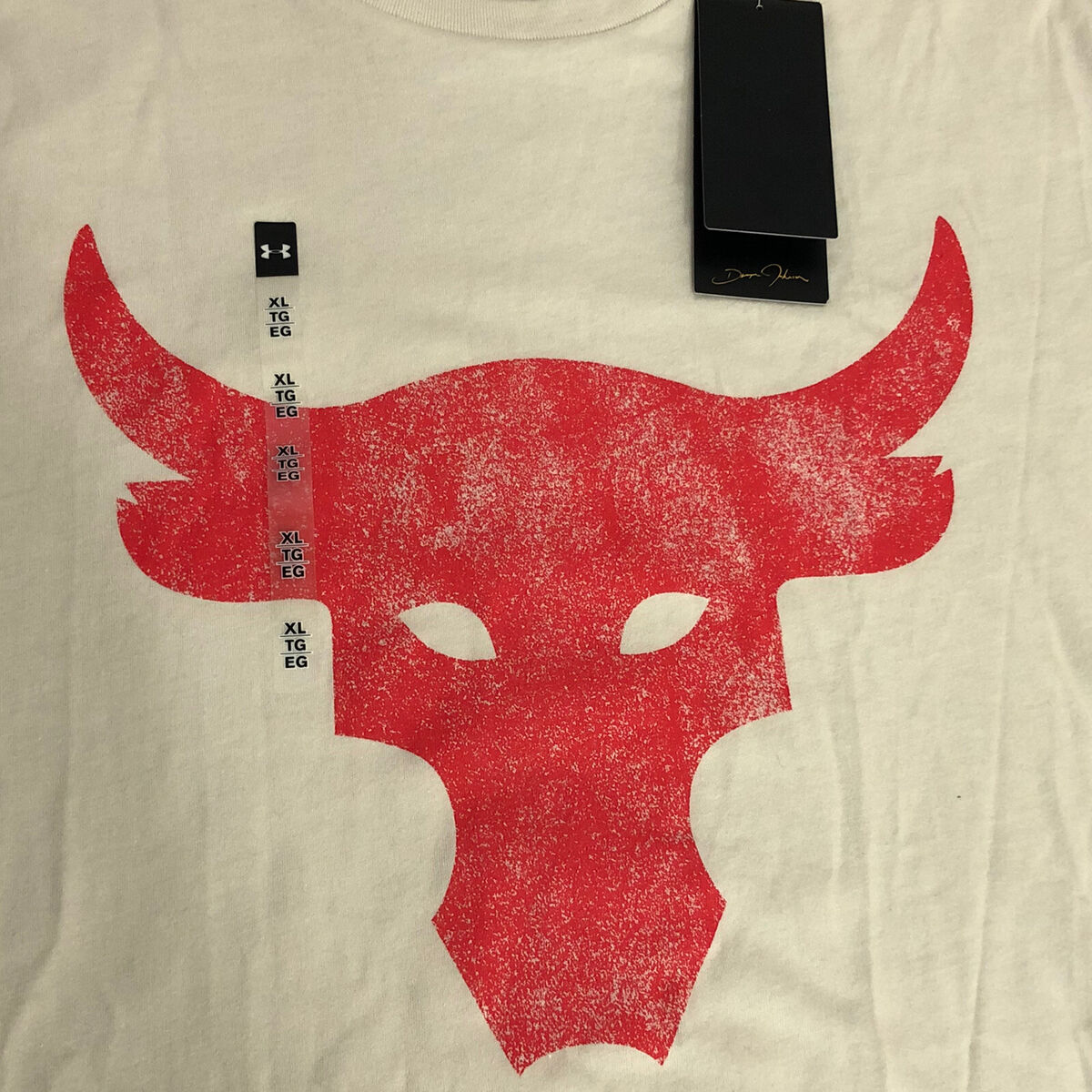 Under Armour Size XL UA Project Rock Short Sleeve Brahma Under Armour Size XL UA Project Rock Short Sleeve Brahma