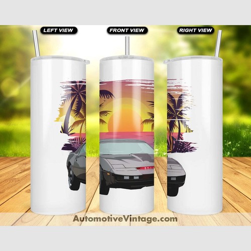 Knight Rider KITT Pontiac Trans Am Famous Car Sunset Drink Tumbler | eBay
